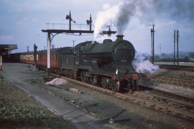 35MM RAILWAY SLIDE: COLOUR-RAIL: BRE 163: CLASS D11: 62667 SOMME £2.80 ...