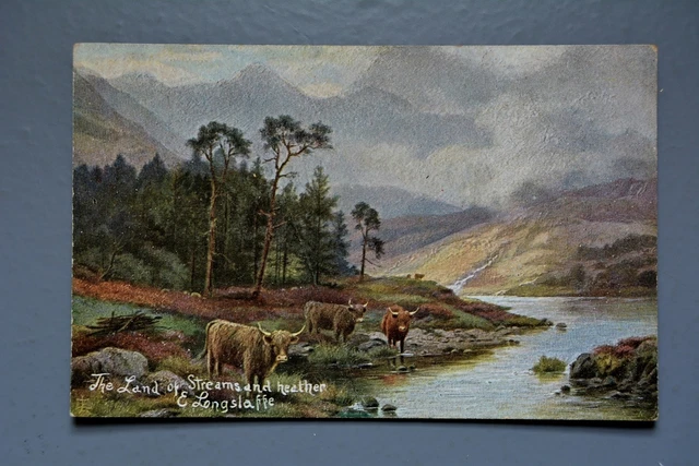 R&L POSTCARD: HILDESHEIMER, Longstaffe, Streams & Heather, Highland ...