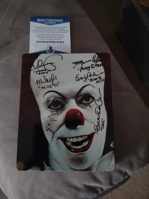 STEPHEN KING'S IT Steelbook Cast Signed Tim Curry EUR 177,56 - PicClick IT