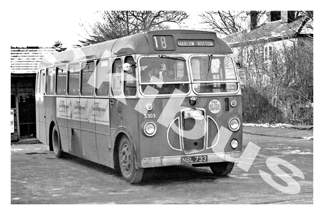 BUS PHOTOGRAPH THAMES VALLEY GRX 139D [671] H.Wycombe '73 £1.50 ...