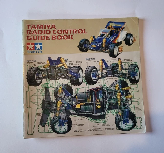 RARE VINTAGE 1980'S Tamiya Japan Radio Control Guide book catalogue RC ...
