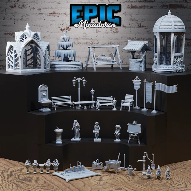 EPIC MINIATURES CHIVALRY Garden Scatter Terrain £26.72 - PicClick UK