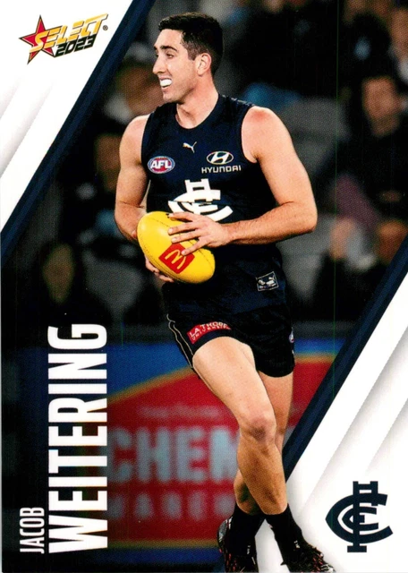 2023 CARLTON BLUES AFL Card JACOB WEITERING Footy Stars $4.49 - PicClick AU