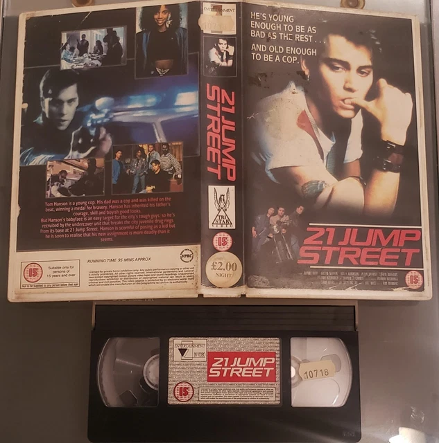 21 JUMP STREET EIV 1st Release Big Box Ex Rental VHS Pre/Post Cert ...