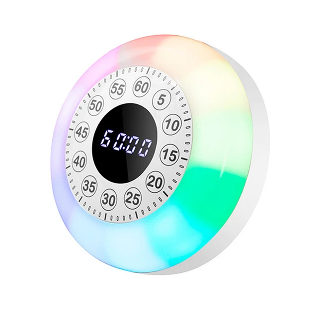 COLORFUL VISUAL TIMER Rgb Rechargeable with Light 60 Countdown Clock ...