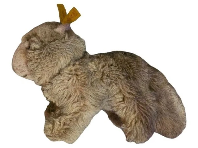 STEIFF PELUCHE LIÈVRE Beige Doux Bouton Oreille 17 cm EUR 20,95 ...