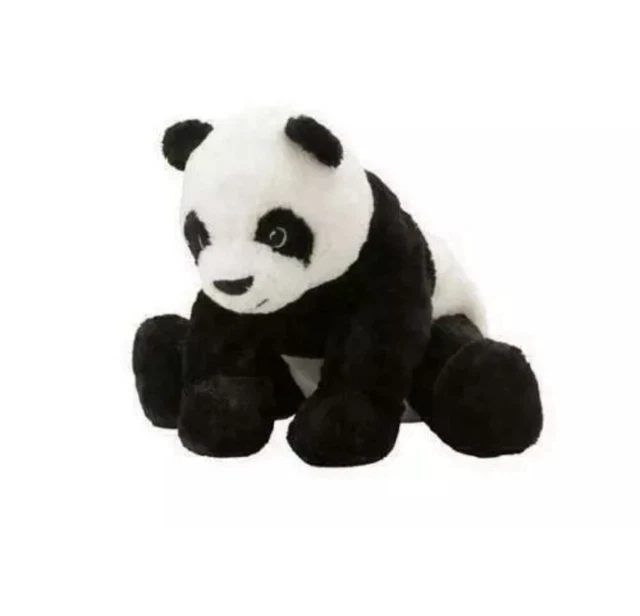 IKEA KRAMIG 30CM Baby Panda Soft Toy White/Black Washable NEW £1.75 ...