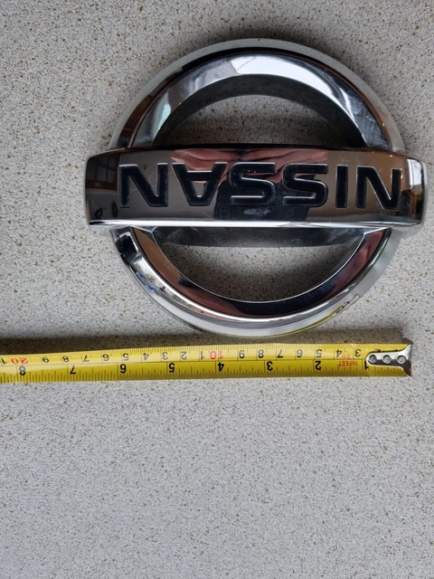 GENUINE NISSAN BADGE Front Grille Emblem Micra K13 2014- 628903HM0A £12 ...