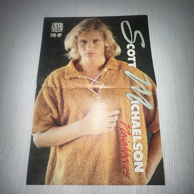 TV WEEK PIN Up Poster Of Scott Michaelson From Neighbours As Is $57.49 ...