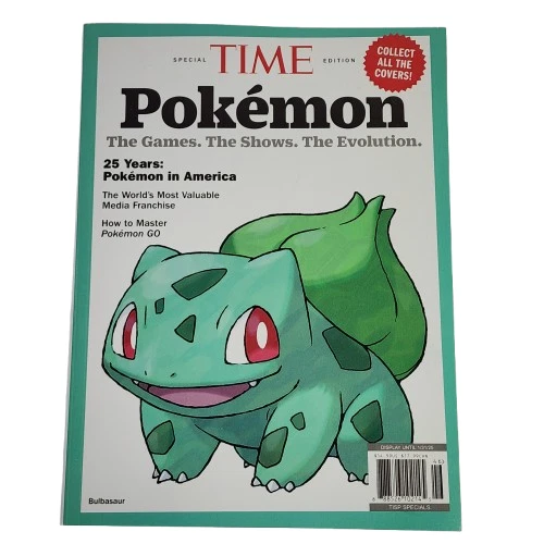 POKEMON BULBASAUR TIME Magazine Special Edition 25 Years In America £13 ...