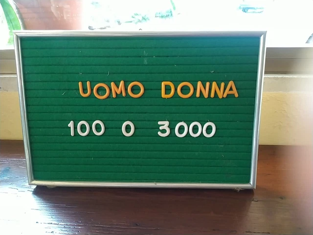 LISTINO PREZZI BAR ANNI 70 Vintage PREZZARIO TABELLA EUR 20,00 ...
