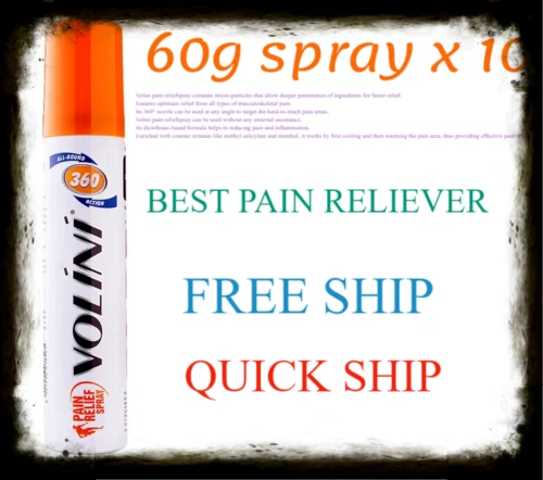 10 X60G VOLINI spray for muscle joints knee knee neck and shoulder pain ...