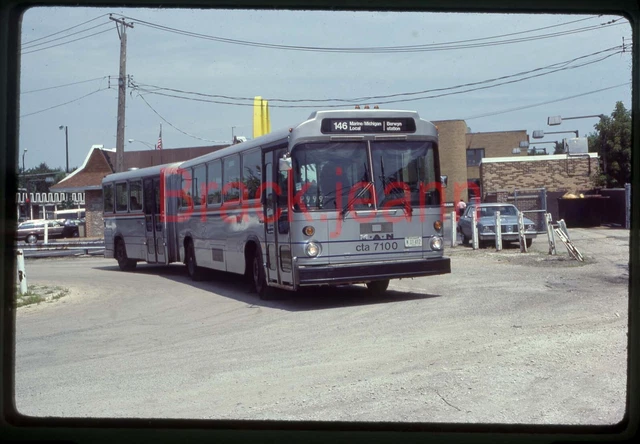 CTA CHICAGO (IL) original bus slide # 7100 taken 1987 $4.95 - PicClick