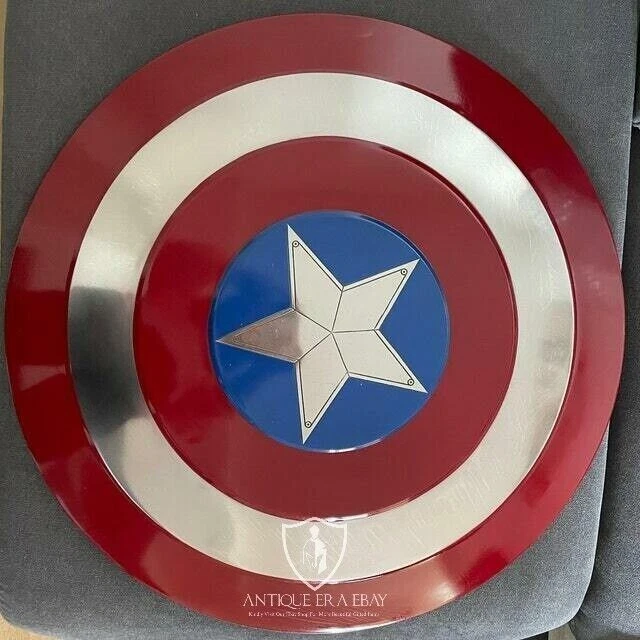 MEDIEVAL CAPTAIN AMERICA Shield Metal Prop Replica Marvel Captain ...