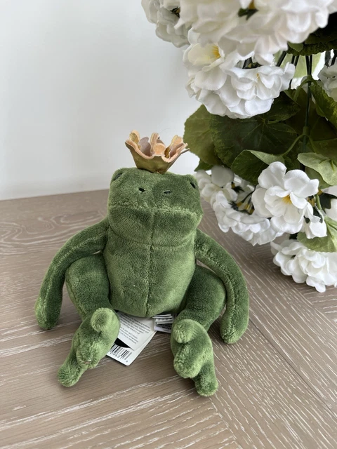 RETIRED JELLYCAT SMALL Frederick The Frog Prince Plush £20.00 - PicClick UK