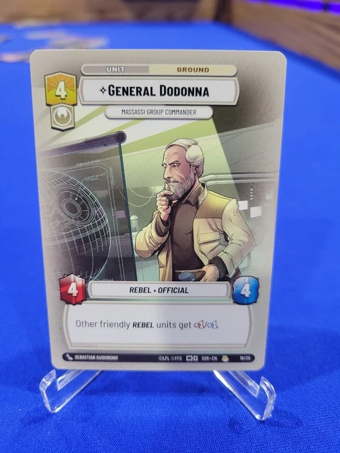 GENERAL DODONNA - Promo - Star Wars Unlimited 19/20 EUR 3,32 - PicClick FR
