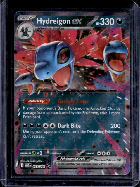 2025 POKEMON SV White Flare Hydreigon ex Double Rare #067/086 £0.75 - PicClick UK