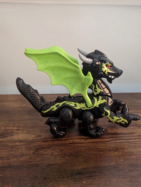 FISHER-PRICE IMAGINEXT NINJA Dragon - Black with Green Wings £3.99 ...