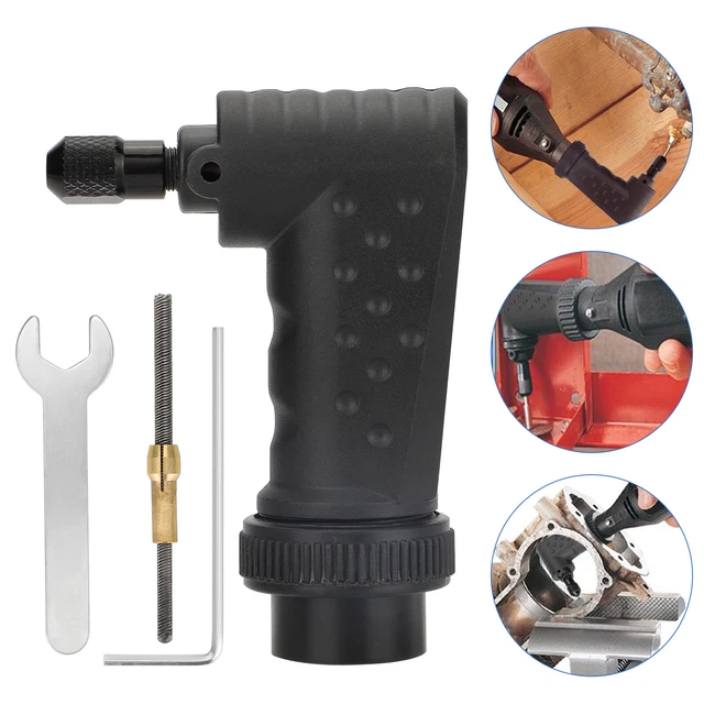 RIGHT ANGLE CONVERTER Adapter Attachment For Dremel Rotary Electric ...