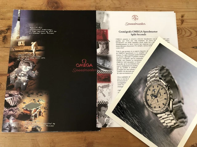 DOSSIER DU PRESSE - OMEGA Speedmaster Professional Moon Phase - Press Kit EUR 259,29 - PicClick FR