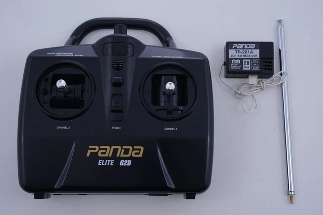 DYNAMIC RADIOCOMANDO PANDA Elite G2B con ricevente - vintage modellismo ...
