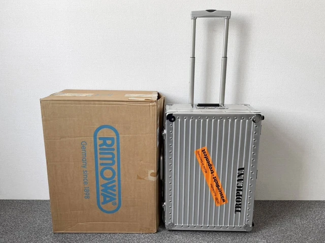 RIMOWA TROPICANA TROLLEY Suitcase 2wheesl suitcase 40L Silver UNUSED ...