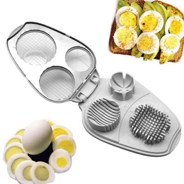 3 IN 1 Egg Cutter Egg Slicer Multifunctional 3 Slice Modes for ...