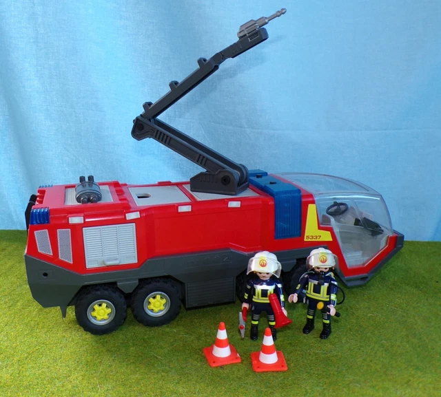 PLAYMOBIL: 5337 FLUGHAFEN-LÖSCHFAHRZEUG, Feuerwehrauto EUR 25,00 ...