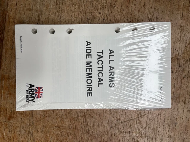 ALL ARMS TACTICAL Aid Memoire British army June 2020 issue (AATAMS) £25 ...