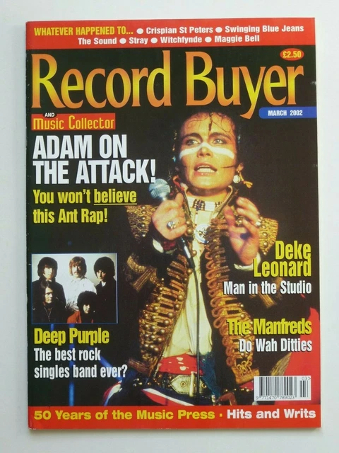 ADAM ANT - Record Buyer And Music Collector UK Magazine March 2002 ...