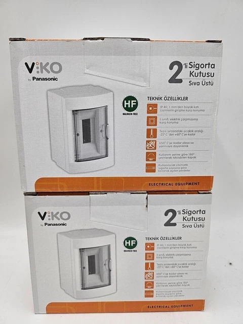 2 X 2 ModuleVIKO Verteilerkasten Sicherungskasten Aufputz VIKO ...