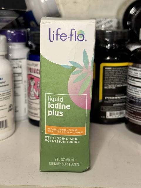 LIFE-FLO LIQUID IODINE Plus with Potassium Iodide 59ml | Thyroid ...