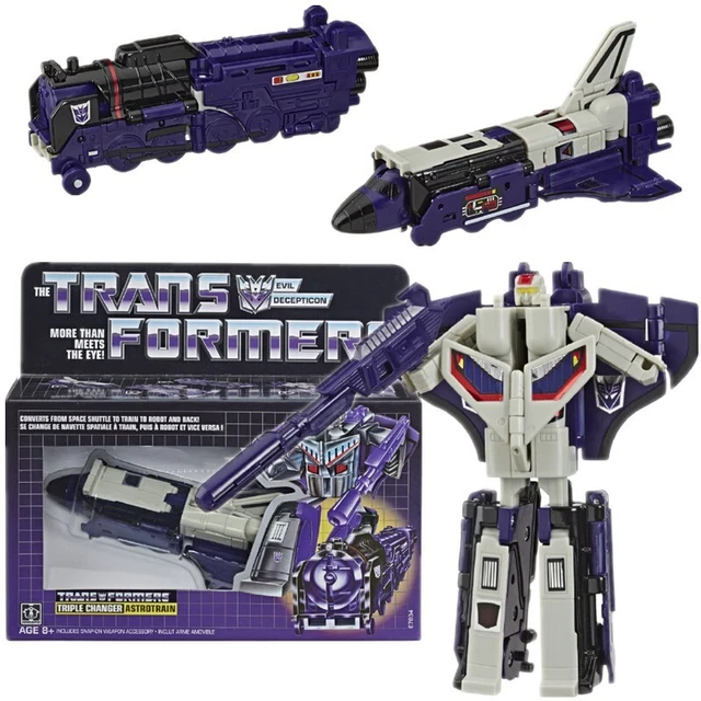 TRANSFORMERS G1 ASTROTRAIN Triple Changer 1985 Vintage Figure Hasbro ...