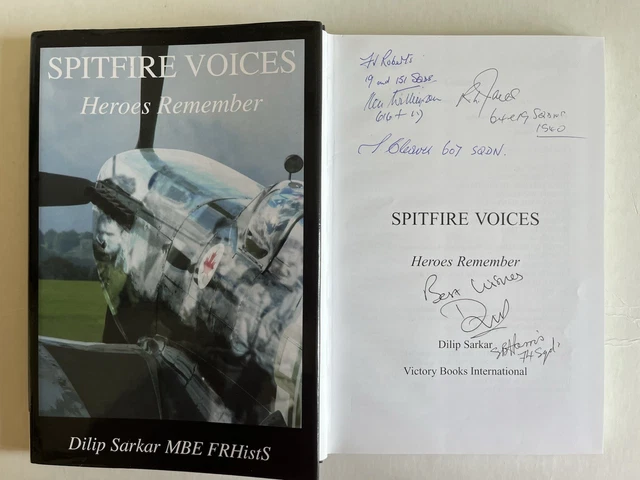 “SPITFIRE VOICES - Heroes Remembered” Signed 5 WW2 RAF Fighter Pilots £ ...