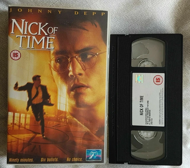 NICK OF TIME (VHS) BIG BOX - Johnny Depp + Christopher Walken + Charles ...