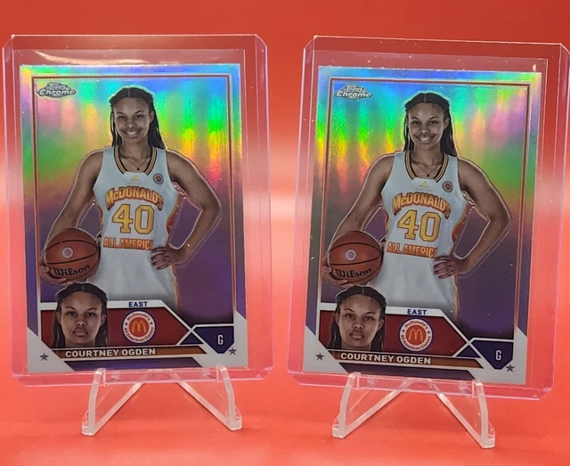 RÉFRACTEUR MCDONALDDS CHROME Courtney Ogden 2023 Topps SP #80 ...