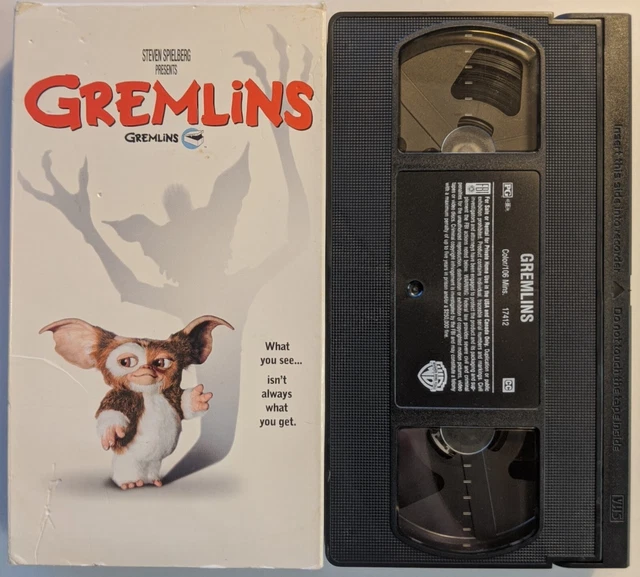 GREMLINS VHS TAPE 1984 80s Horror Joe Dante Spielberg £5.14 - PicClick UK