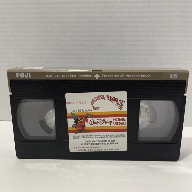 THE BLACK HOLE 1985 VHS tape Walt Disney Home Video - Clamshell $22.13 ...