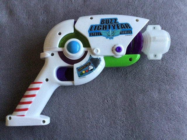 DISNEY PIXAR TOY Story Zurg Blaster Gun & Buzz Lightyear Super Blaster ...