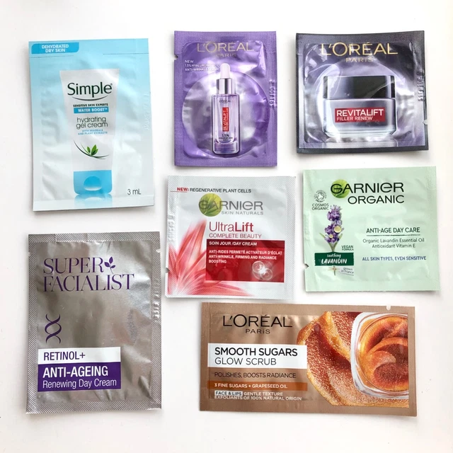 L'OREAL PARIS GARNIER Simple Super Facialist Retinol Anti-Ageing Cream Samples £8.99 - PicClick UK