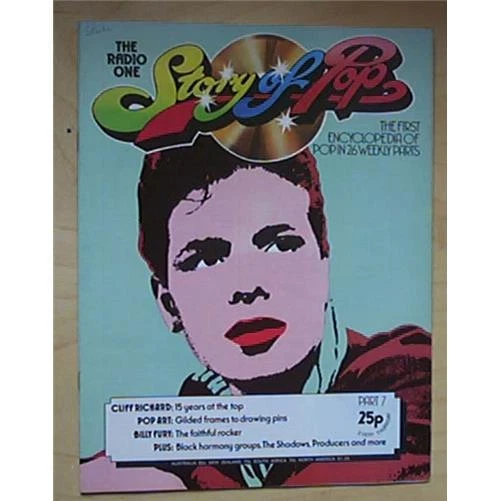 CLIFF RICHARD STORY Of Pop No.7 Magazine 1974 - Illustrated Colour ...