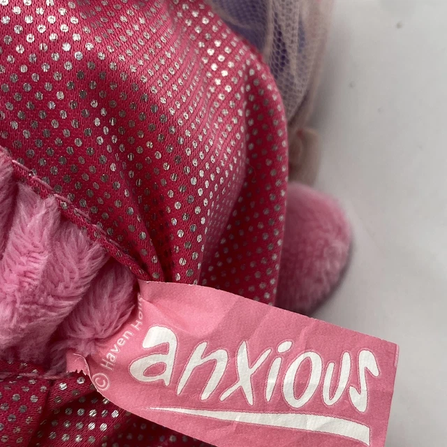 HAVEN HOLIDAYS ANXIOUS The Elephant Princess Pink 15" Plush Soft Toy ...