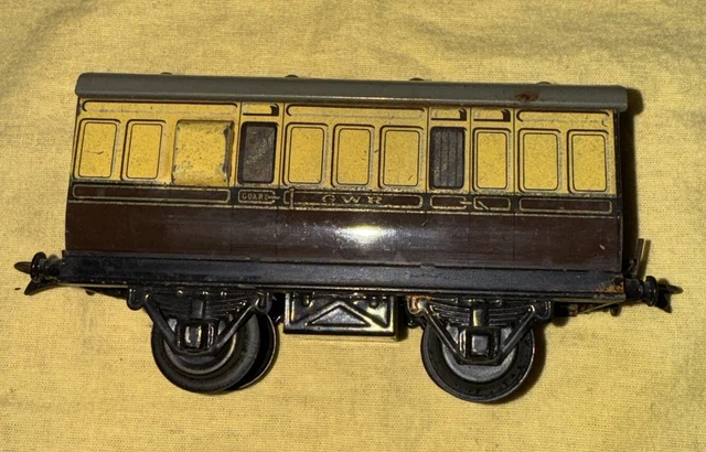 PRE-WAR HORNBY O Gauge GWR No. 1 Brake Coach £15.00 - PicClick UK