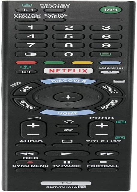 NEW RMT-TX101A RMTTX101A Remote Control Fit for Sony BRAVIA LED TV ...