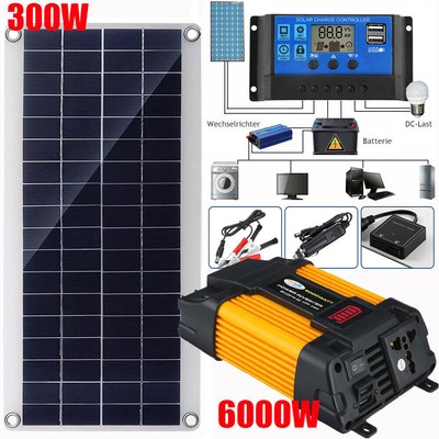 SOLAR PANEL ISLAND system RV charge controller with 6000W inverter ...