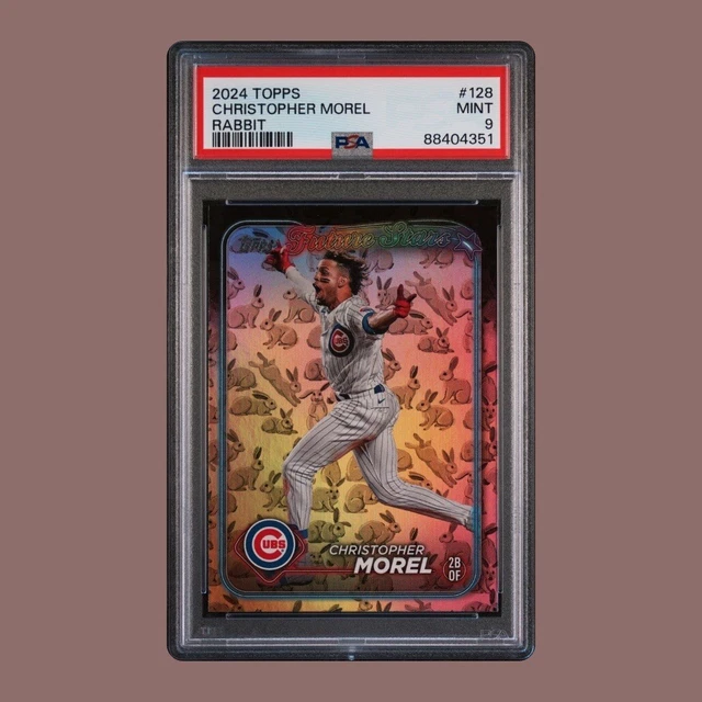 2024 TOPPS SERIES 1 Christopher Morel Future Stars feuille lapin de ...