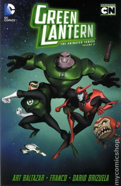 GREEN LANTERN THE Animated Series TPB 2-1ST excellent état 2014 image ...