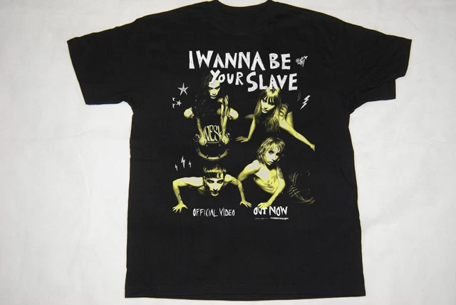 I WANNA BE Your Slave Maneskin Band Black T-Shirt Cotton S-5XL $18.99 ...