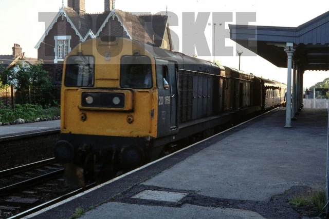 35MM SLIDE BR British Railways Diesel Loco Class 20 20169 Alsager 1989 ...