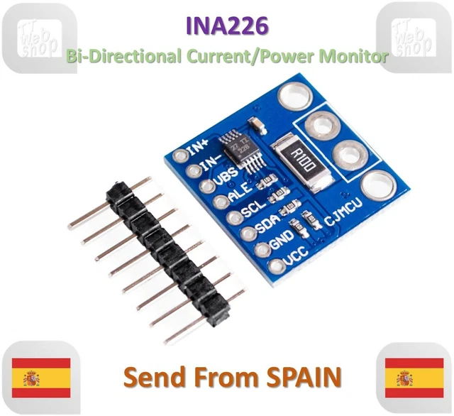 INA226 I2C IIC Interface Bi-Directional Current/Power Monitoring Sensor ...